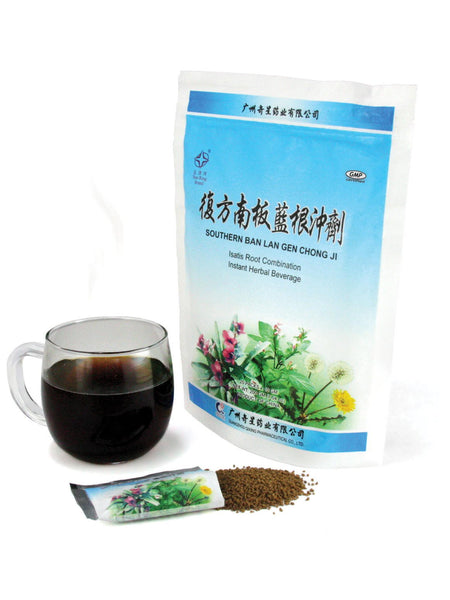 Southern Ban Lan Gen Chong Ji (Isatis Root Combination), 20 packets ...